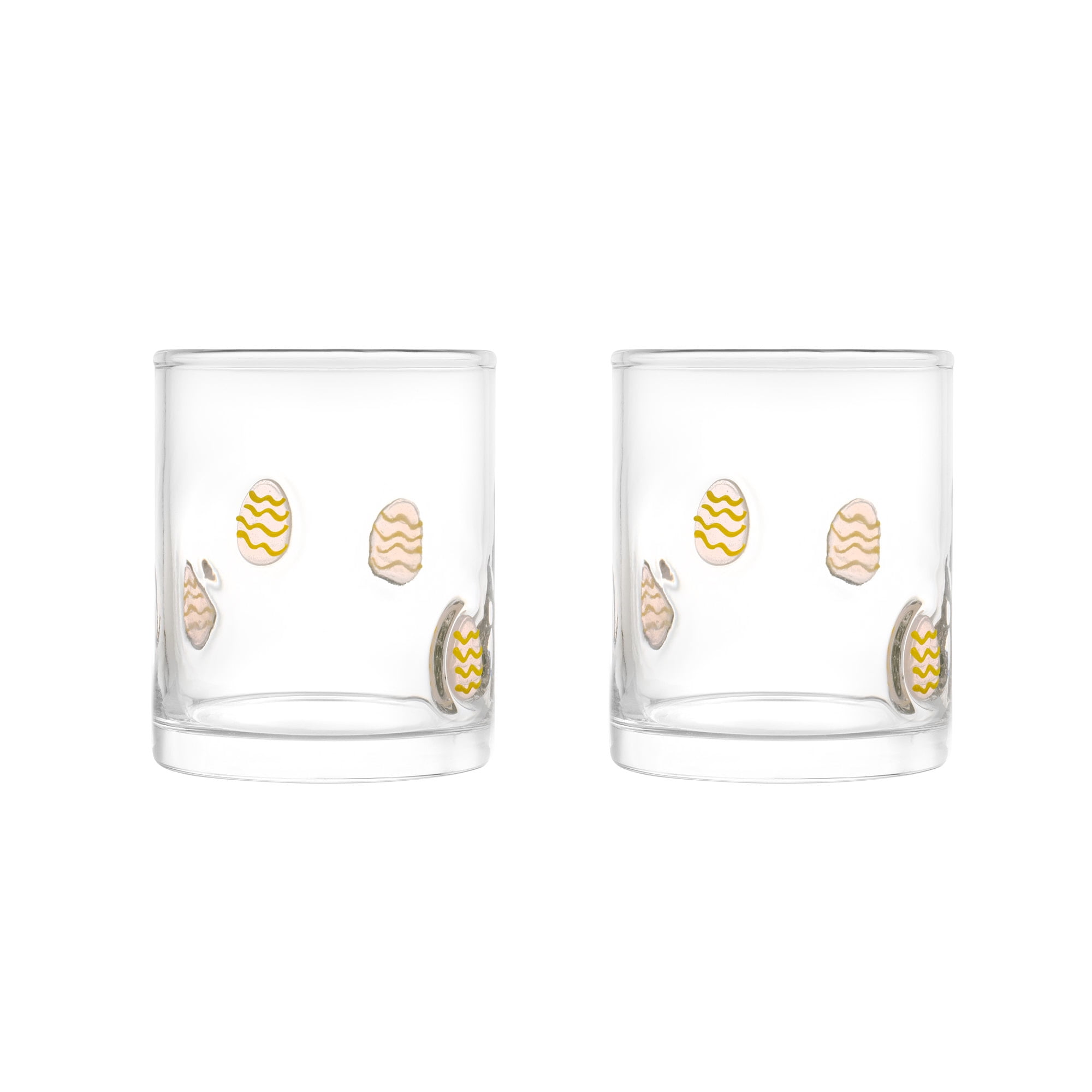 Thyme & Table 12 fl oz Easter Egg Charm Drinking Glasses, Set of 2 ...