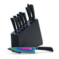 Free Shipping! Thyme & Table 13-Piece Knife Block Set, Stainless Steel Blades, Soft Grip ...