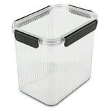 Thyme & Table 15.8 Cup Clear Plastic Pantry Storage Container with ...