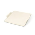 Thyme & Table 15-Inch Ceramic Baking Stone with Handles, Square, White ...