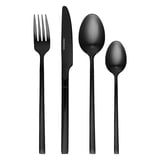 Thyme & Table Black Stainless Steel Flatware Set Service for 4, 16 ...