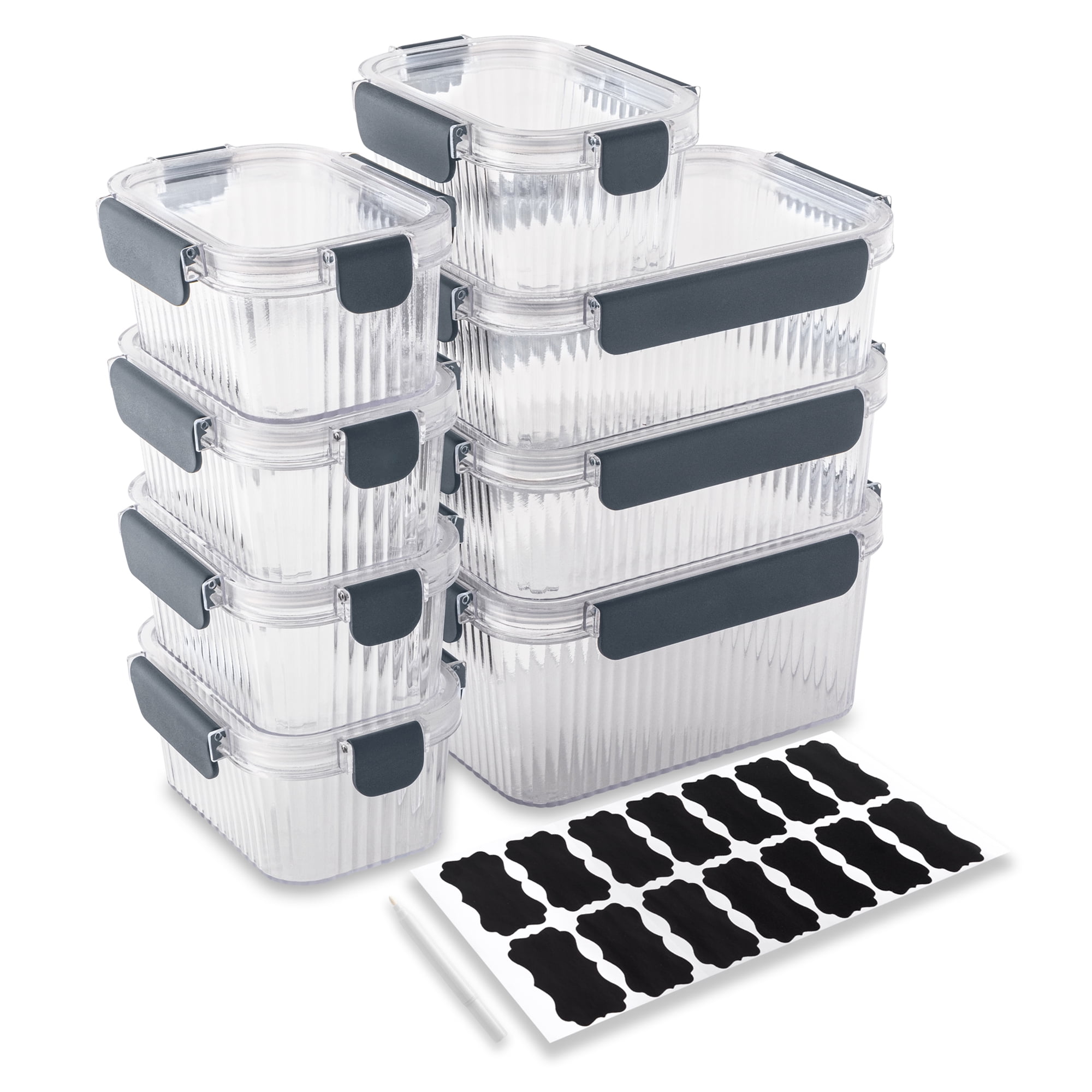 Thyme & Table 18 Piece Food Storage Container Set, Blue - Walmart.com