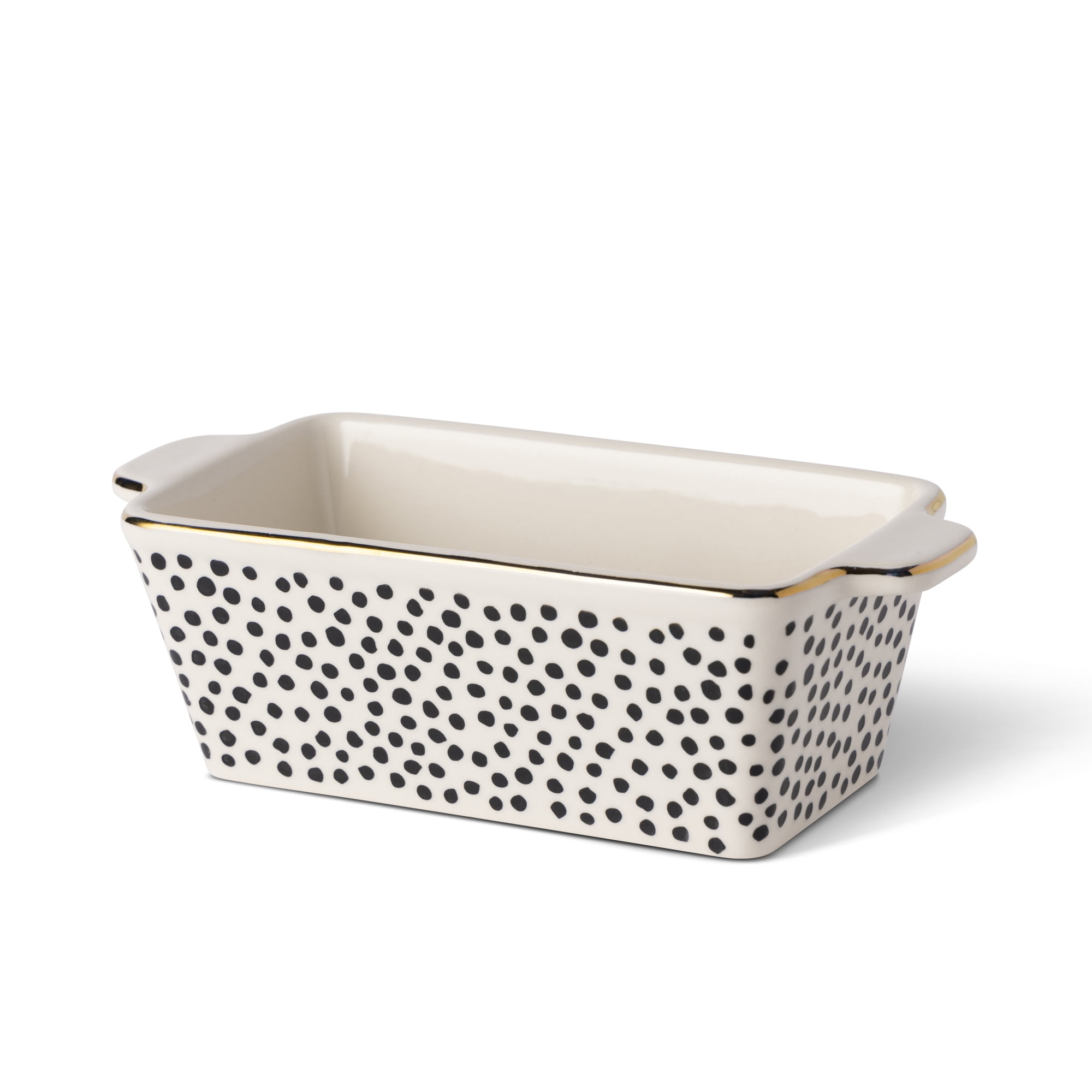 Thyme & Table 3.5" Mini Loaf Pan Ceramic - Dot - Walmart.com