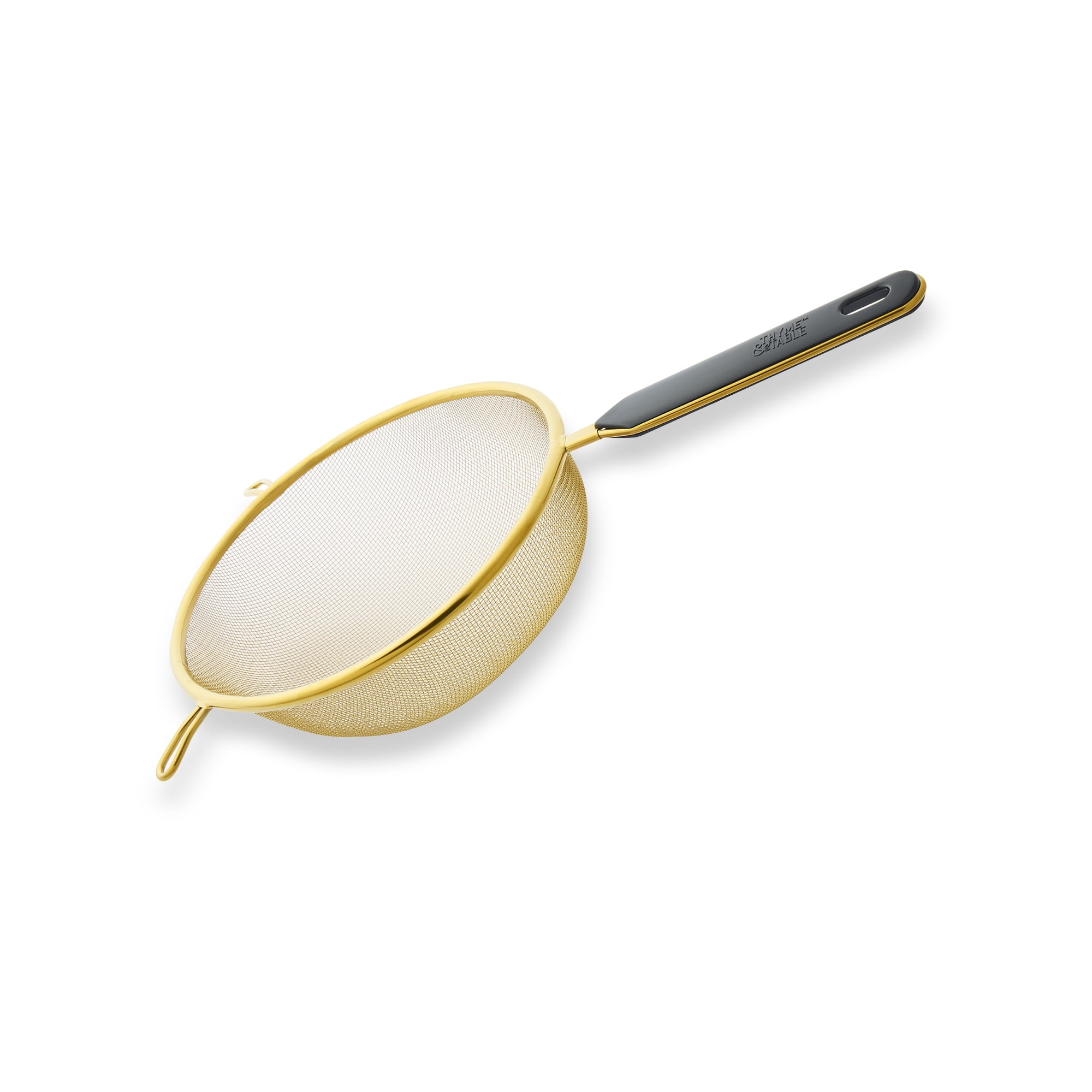 Thyme & Table 3-Piece Fine Mesh Gold Strainer Set - Walmart.com