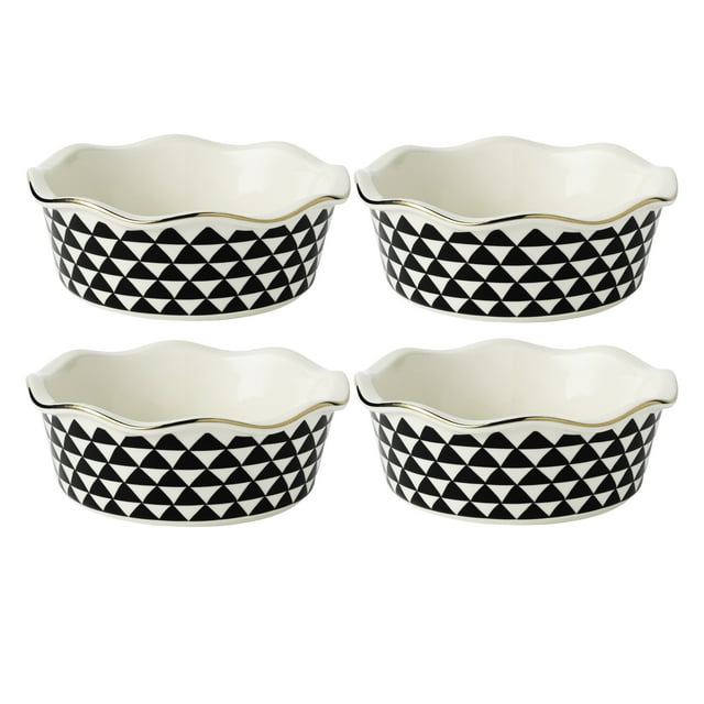 Thyme & Table 4-Piece Mini Pie Baking Dish Set, Medallion - Walmart.com