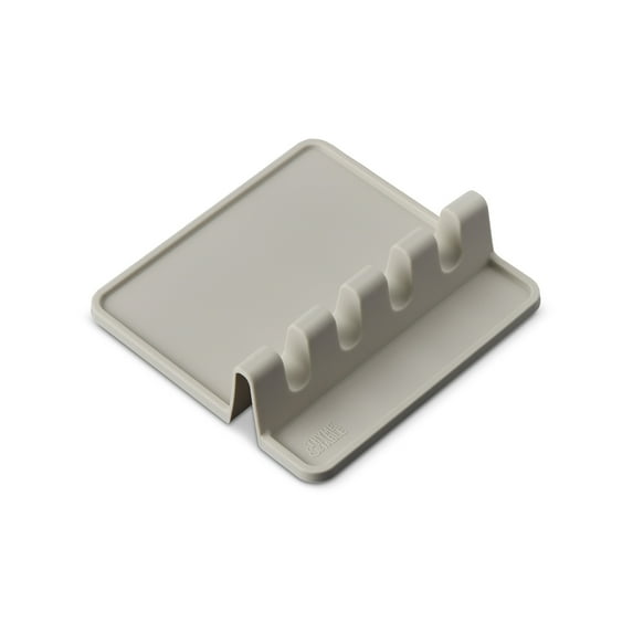 Thyme & Table 4-Slot Silicone Utensil Rest with Built-In Drip Pad ...