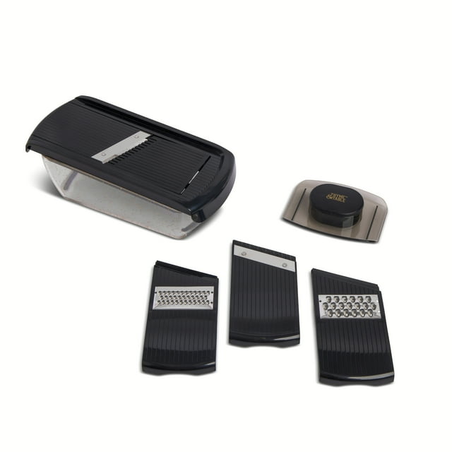 Thyme & Table 7-Piece Mandolin Slicer Set with 4 Stainless Steel Blades ...