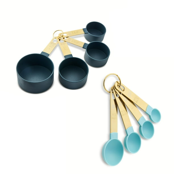 Thyme & Table 8-Piece Measuring Cup and Spoon Kitchen Utensil Set ...