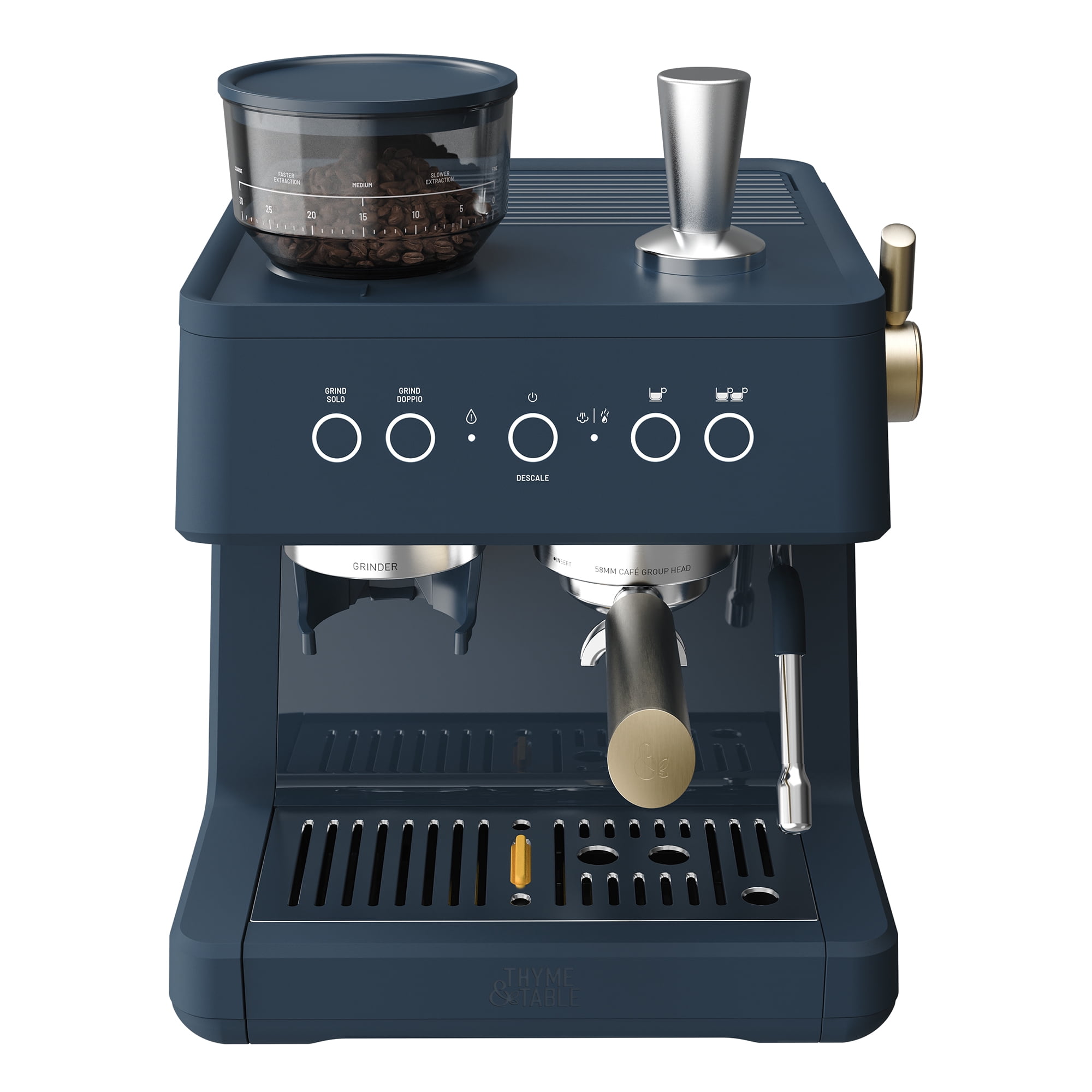 Thyme & Table Barista Grade Espresso Machine, Atlantic Blue - Walmart.com
