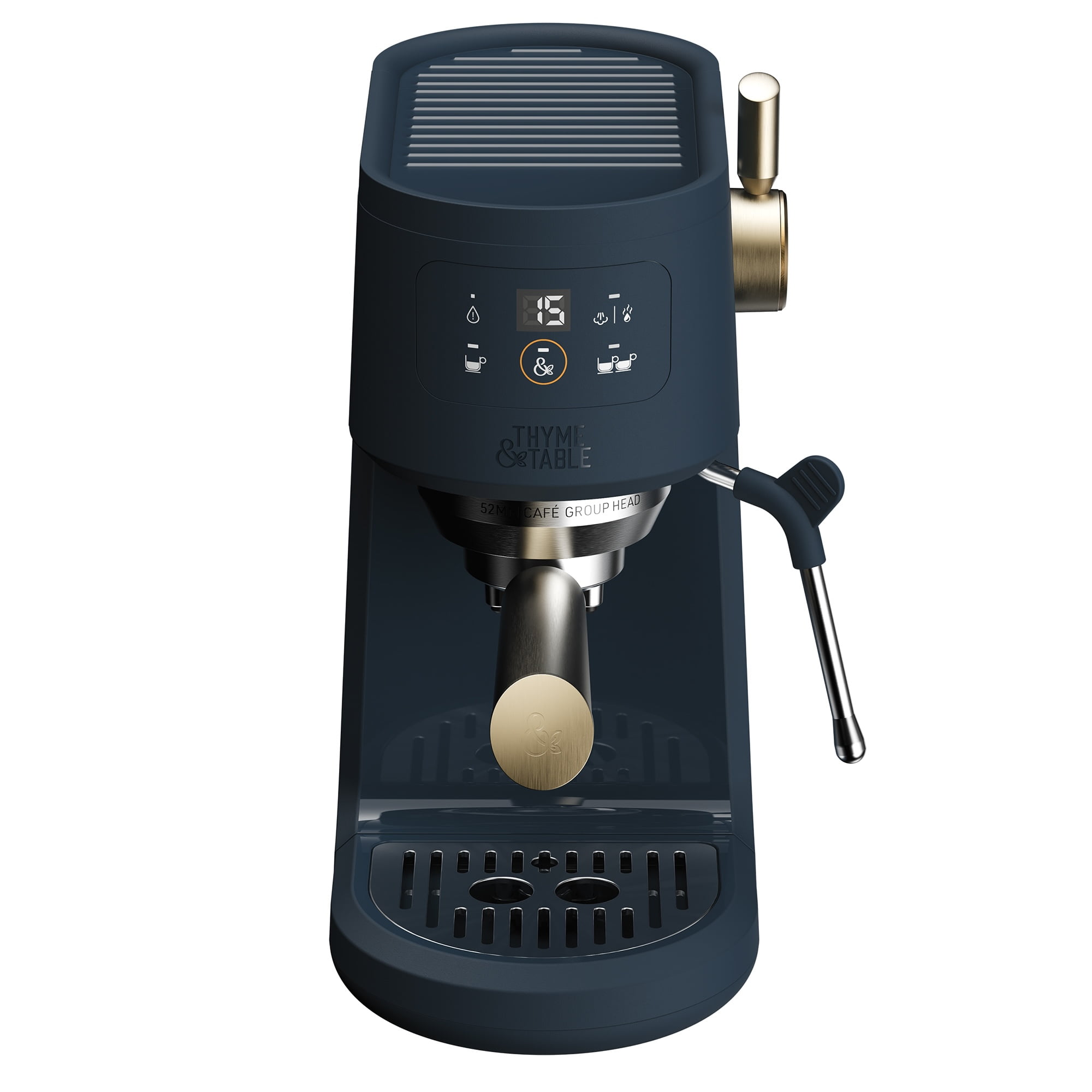 Free Shipping! Thyme & Table Mini Espresso Machine Atlantic Blue, 15 ...