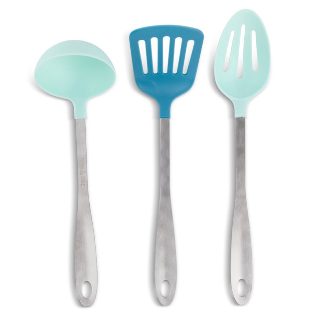 Thyme & Table Blue Kitchen Utensils, 3-Piece Set - Walmart.com