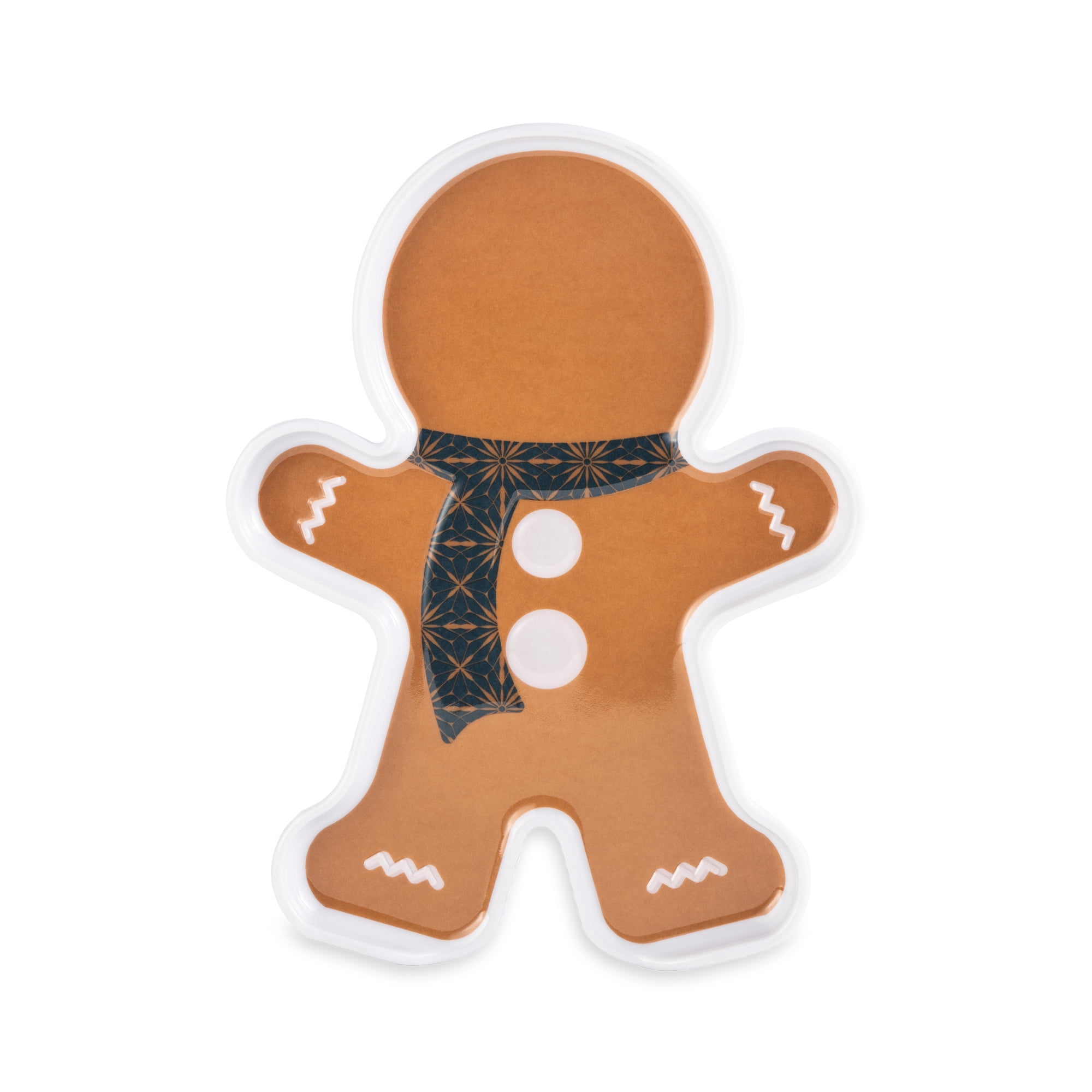 Thyme & Table Ceramic Spoon Rest Holiday Gingerbread Shaped - Walmart.com