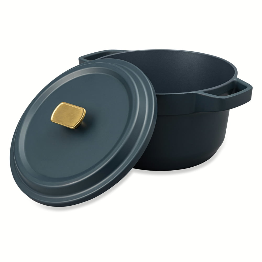 Free Shipping! Thyme & Table Diecast 5.5 QT Dutch Oven, Atlantic Blue ...