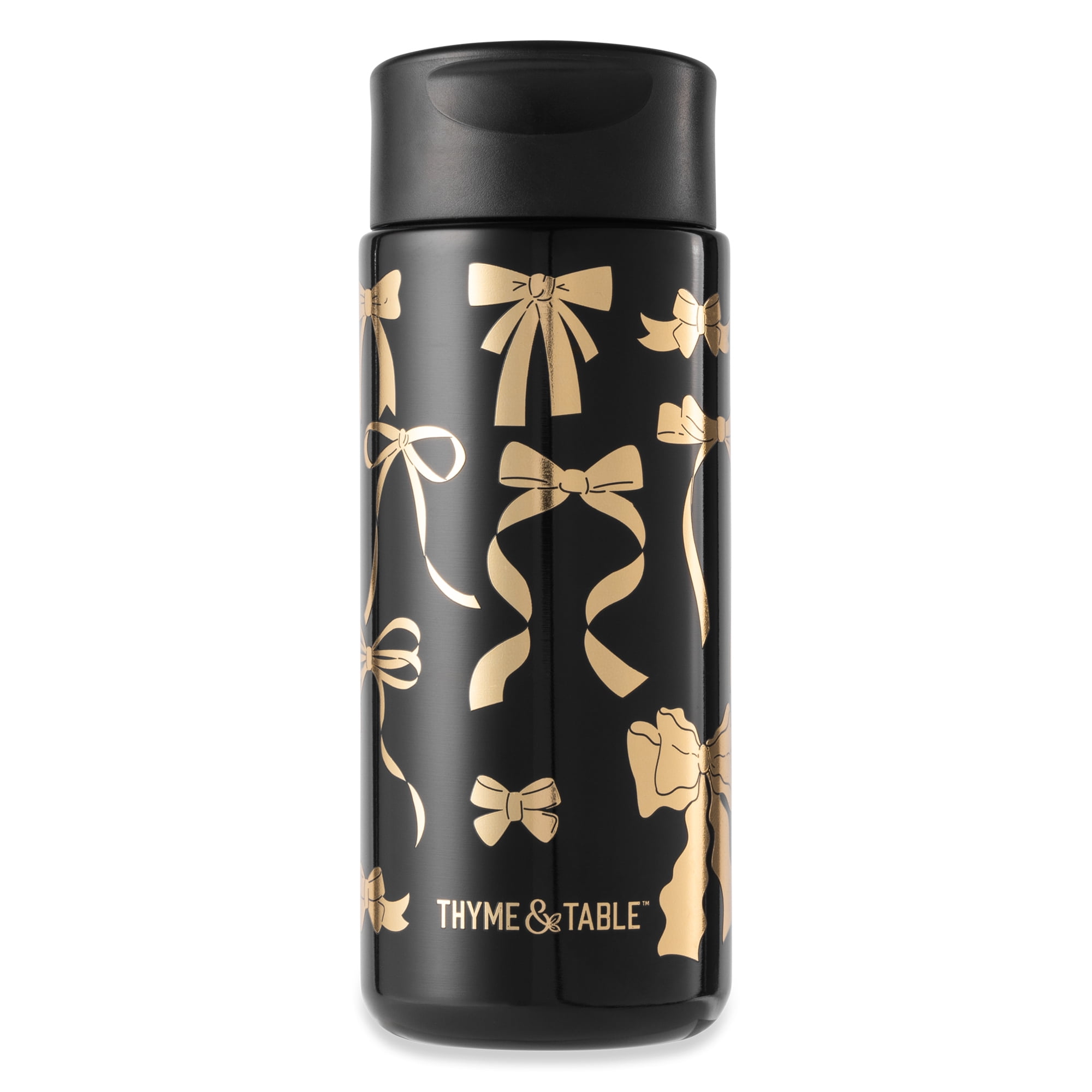 Thyme & Table Stainless Steel Coffee Tumbler 22 fl oz Travel Mug Black ...