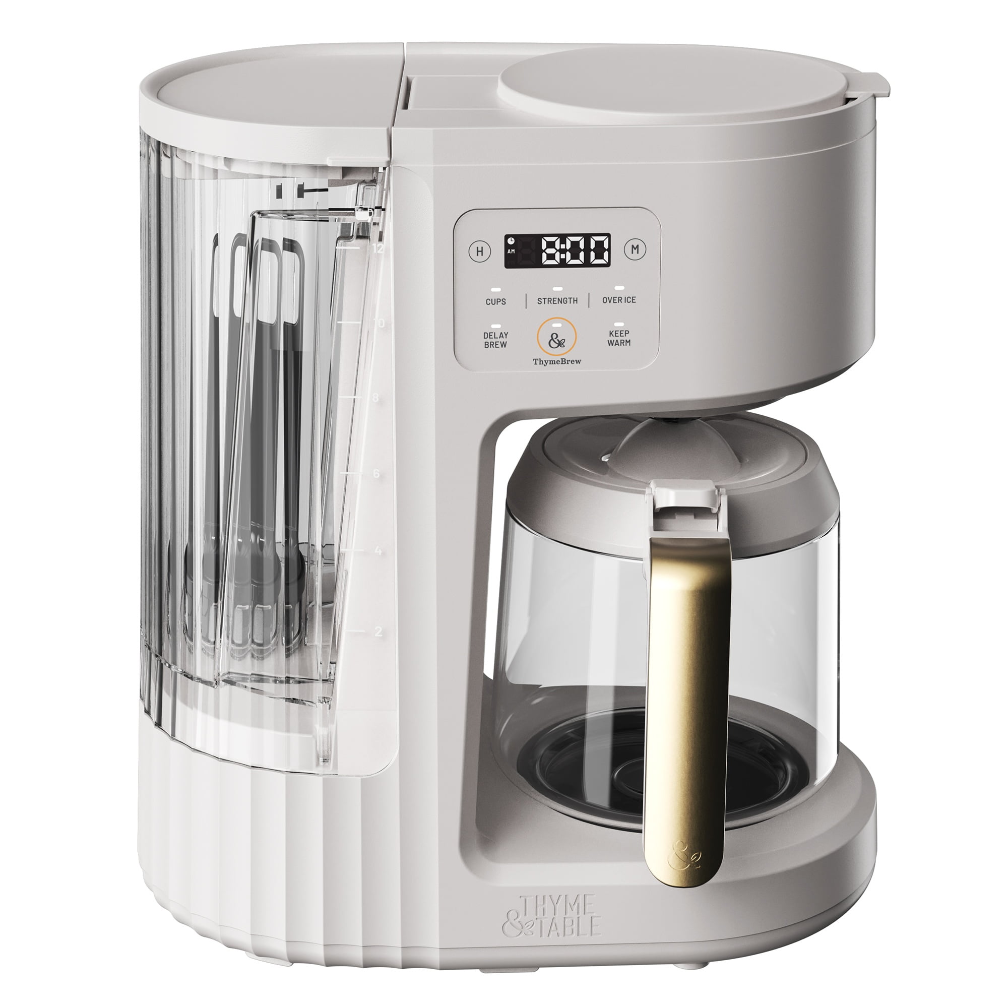 Free Shipping! Thyme & Table Drip Coffee Maker Sand White, 12-Cup ...
