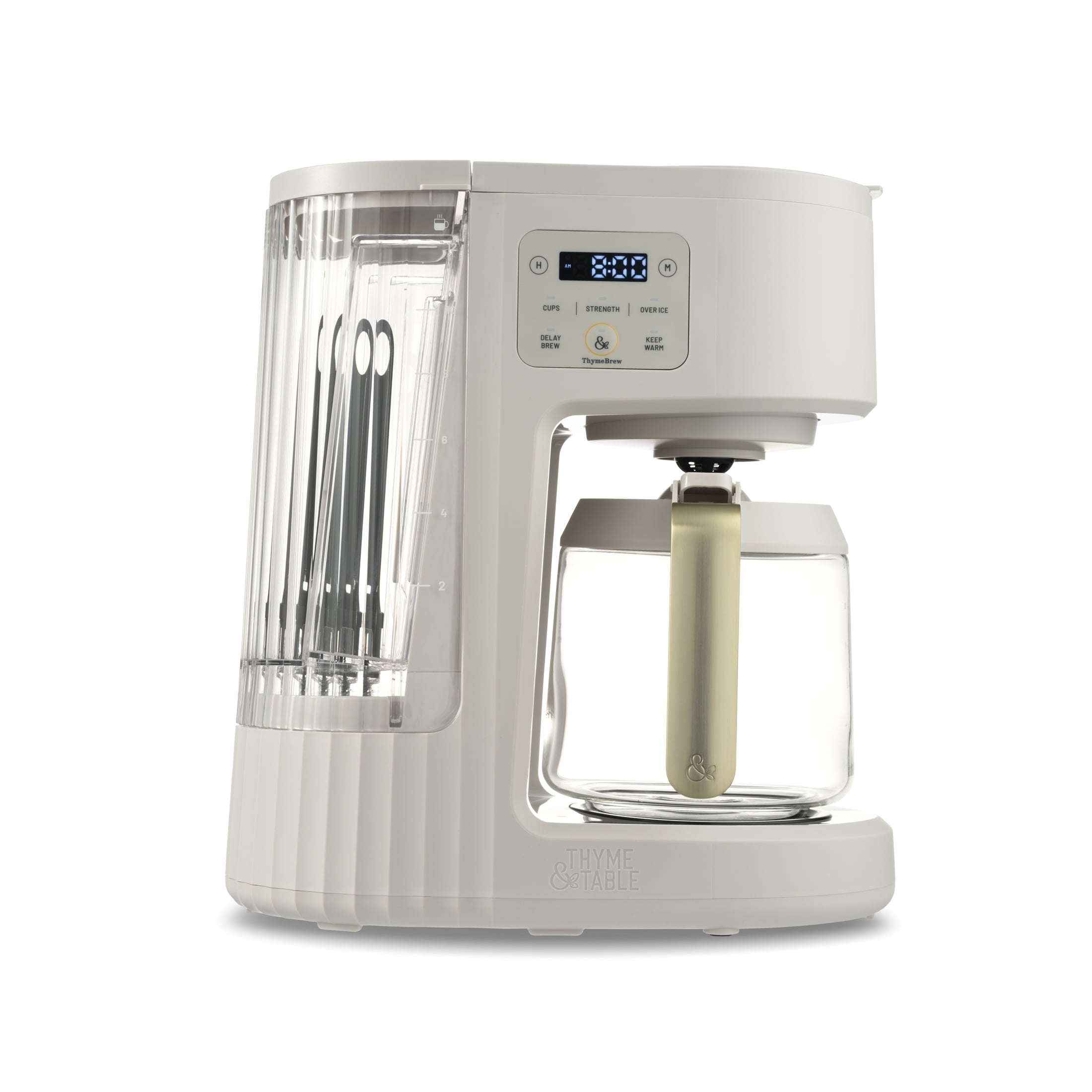 Thyme & Table Drip Coffee Maker, Sand White - Walmart.com