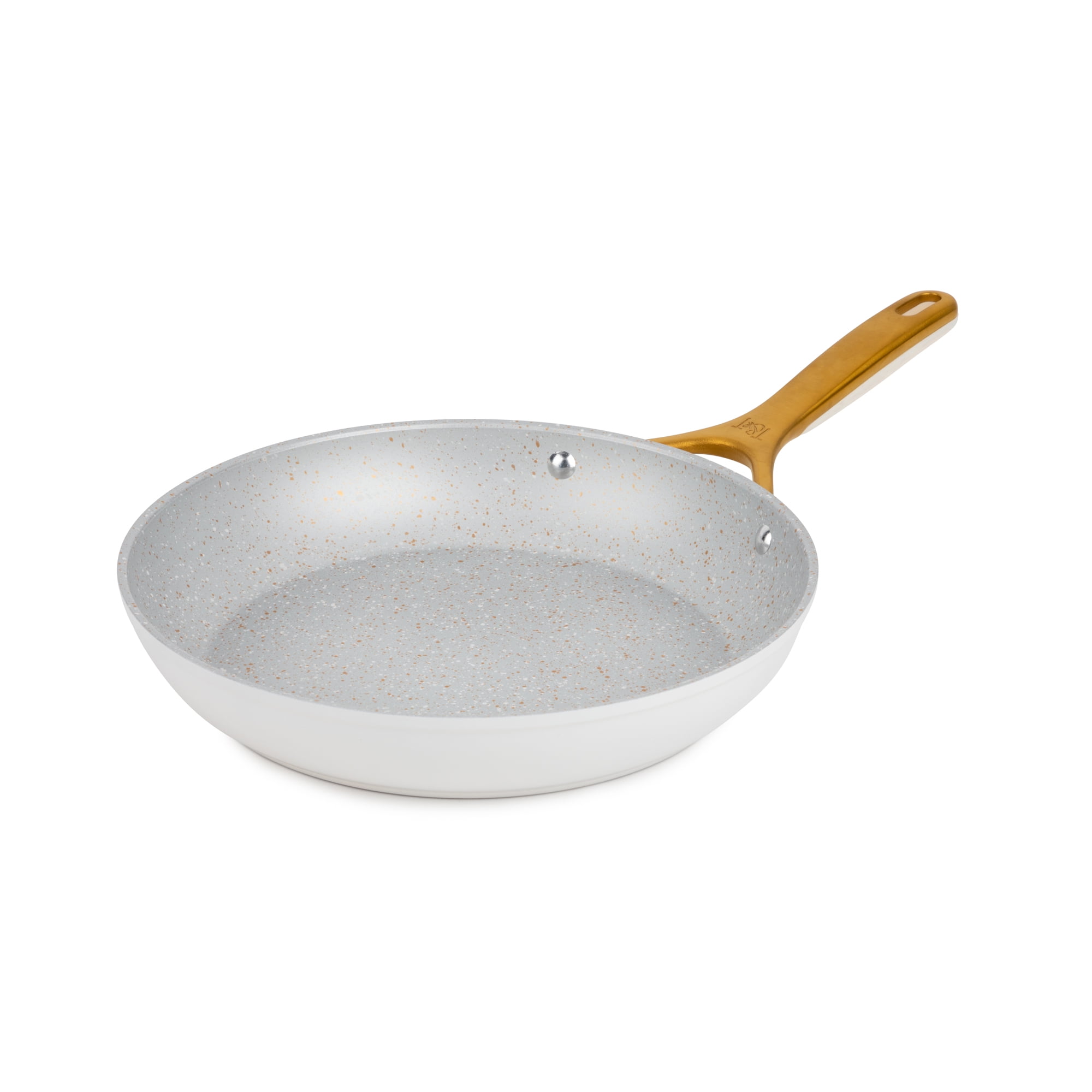 Thyme & Table Supreme 10" Fry Pan Non-Stick - Cream - Walmart.com
