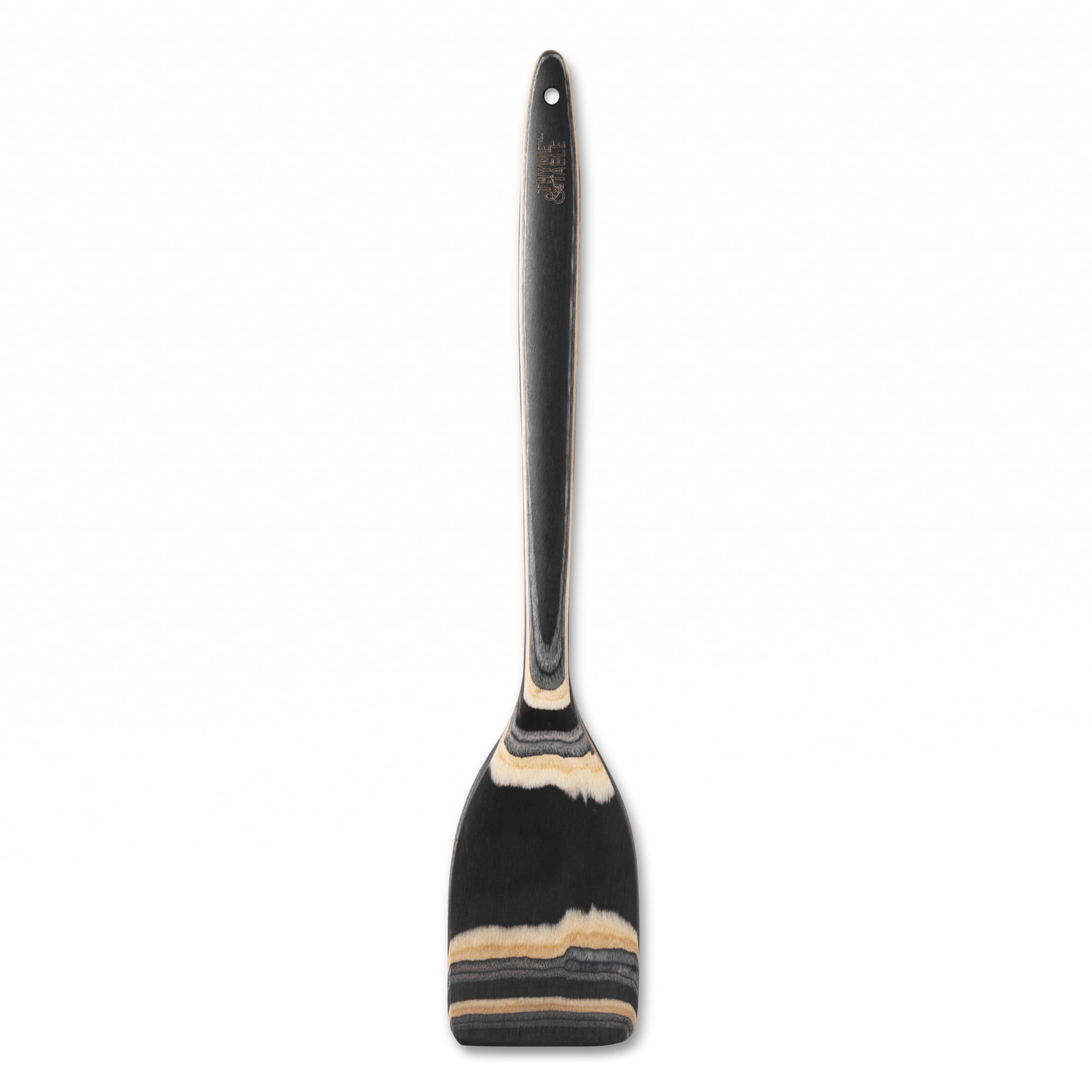 Thyme & Table Pakka Wood Turners in Black, Durable Hardwood Flipper and ...