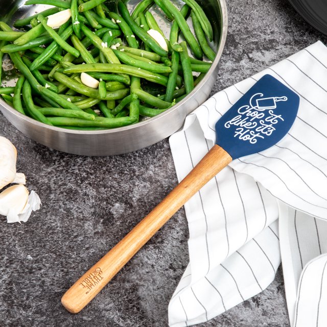 Thyme & Table Silicone Scraper Spatula with Kitchen Conversion Chart ...