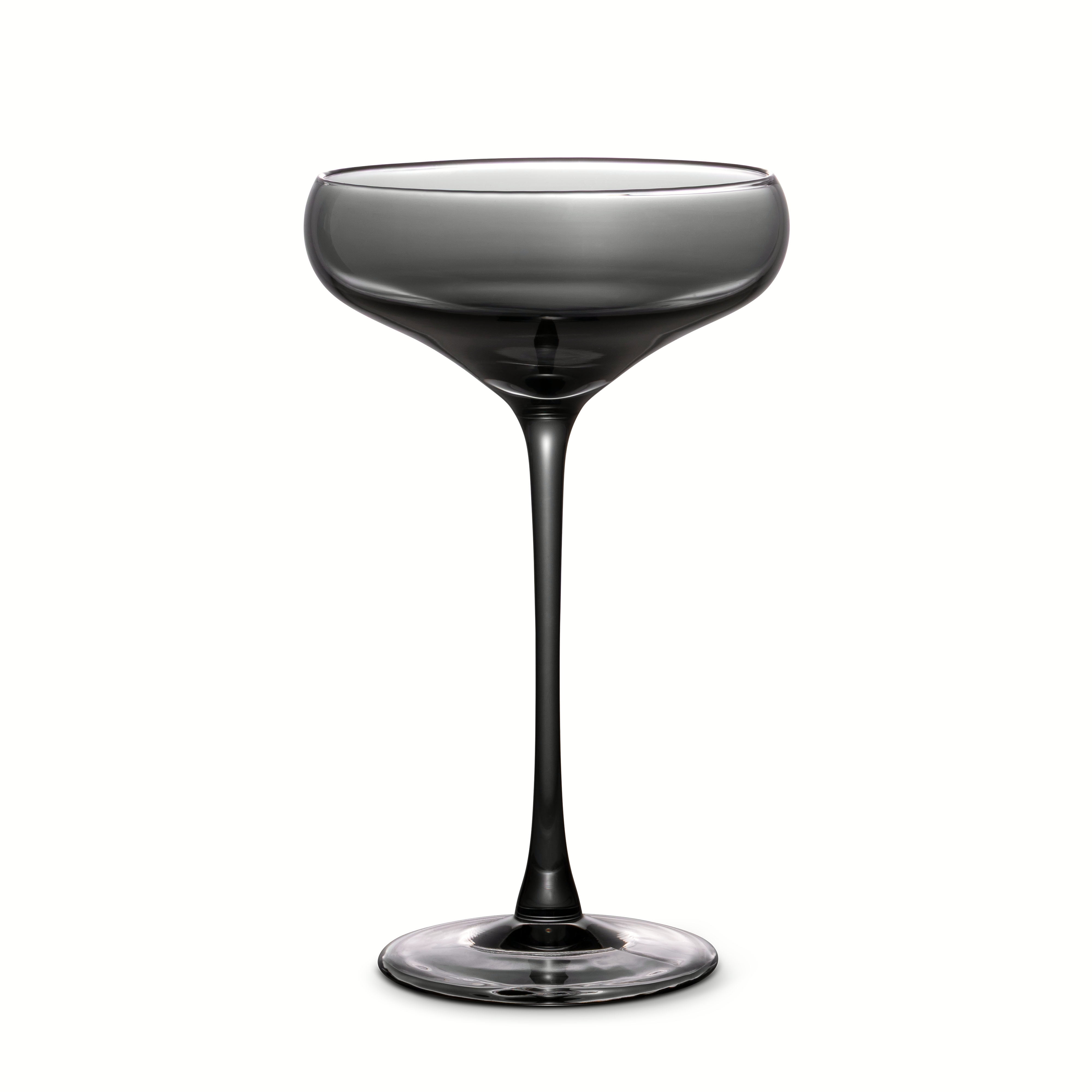 Thyme & Table Iridescent Smoke Sphere Coupe Cocktail Glass 10 fl oz ...