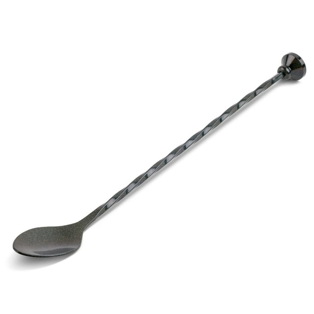 Thyme & Table Stainless Steel Cocktail Stirrer Bar Spoon, Black ...