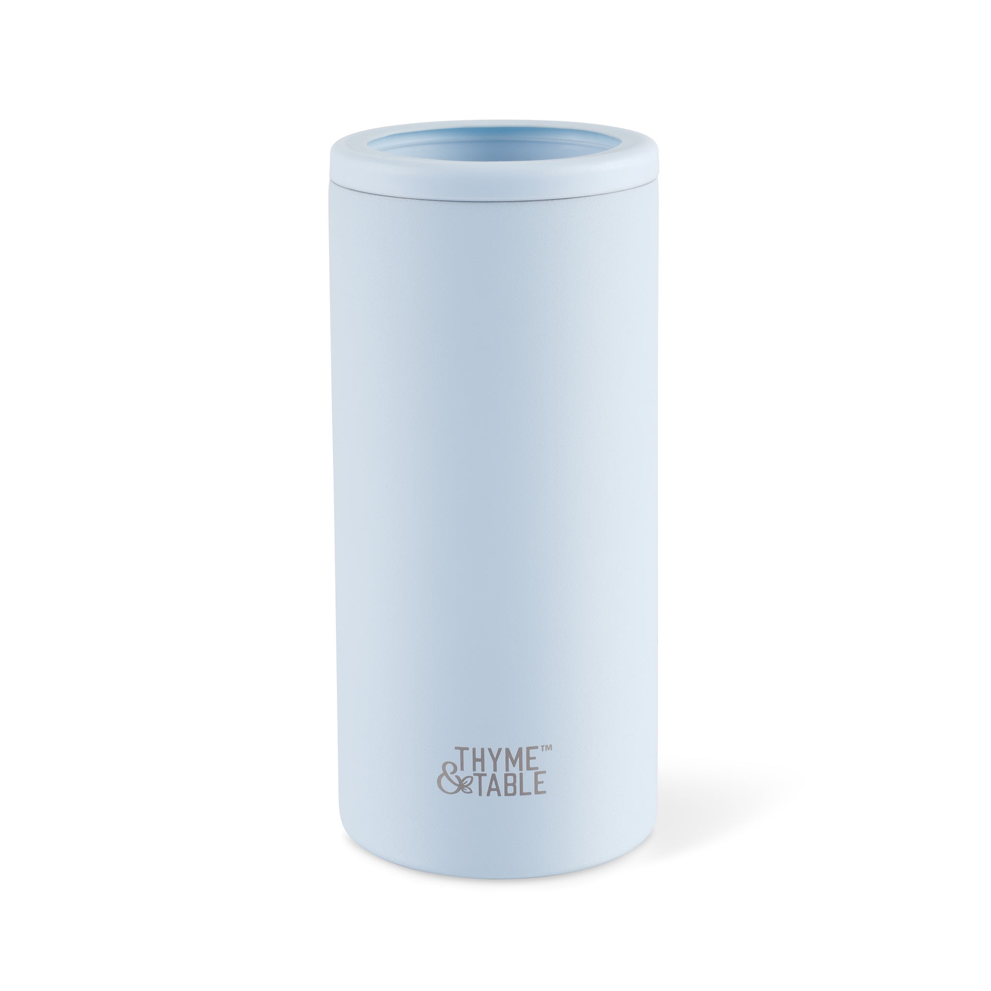 Thyme & Table 12oz Stainless Steel Slim Can Holder, Blue - Walmart.com