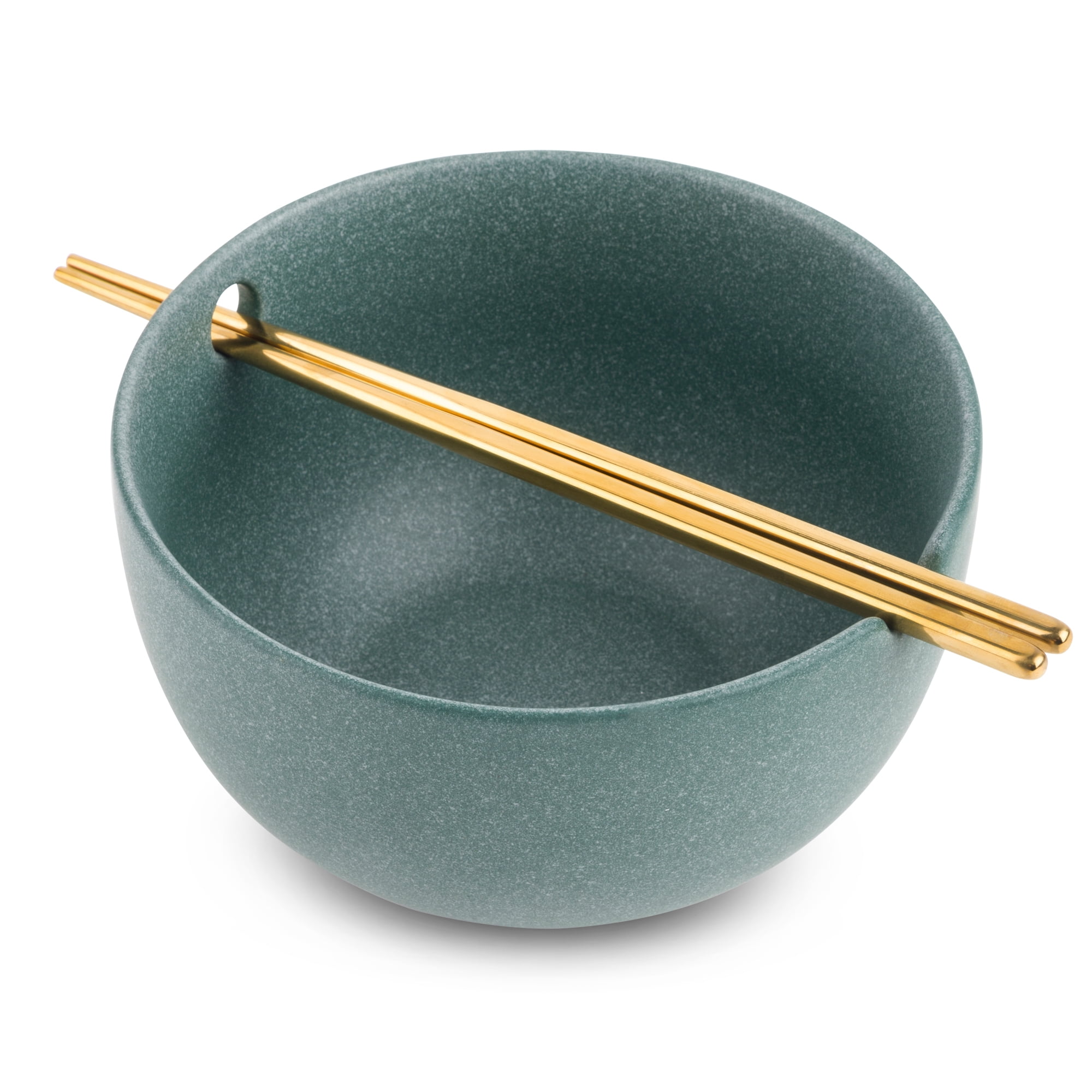 Thyme & Table Stoneware Ramen Noodle Bowl, Caspian Green Collection ...