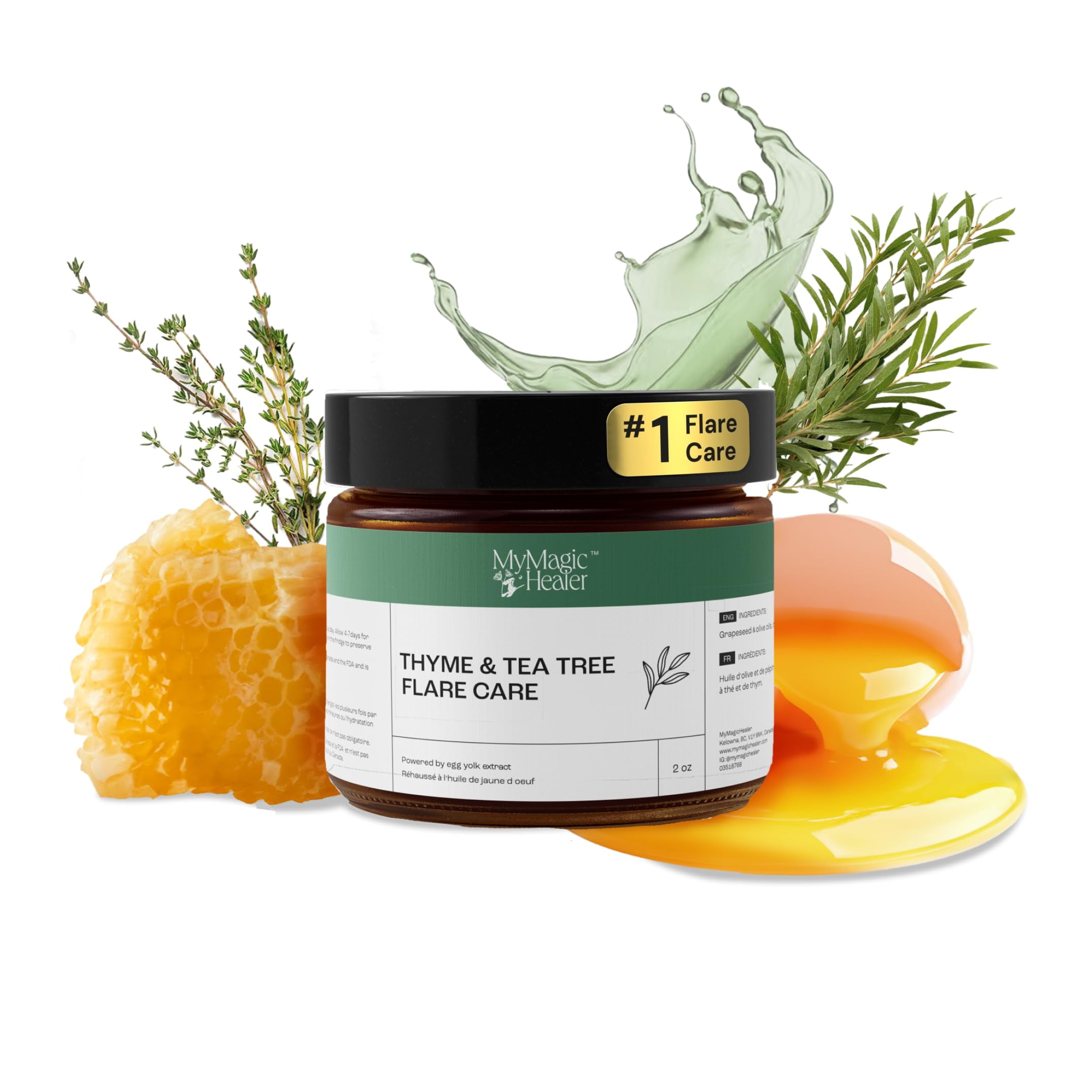 Thyme & Tea Tree XEF1 Flare Care | Solution for Painful Acne, Ingrowns ...