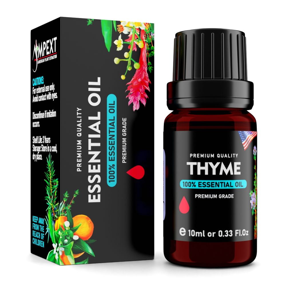 Thyme (Thymus vulgaris) 100% Pure Essential Oil, Select Grade, 10ml - Walmart.com