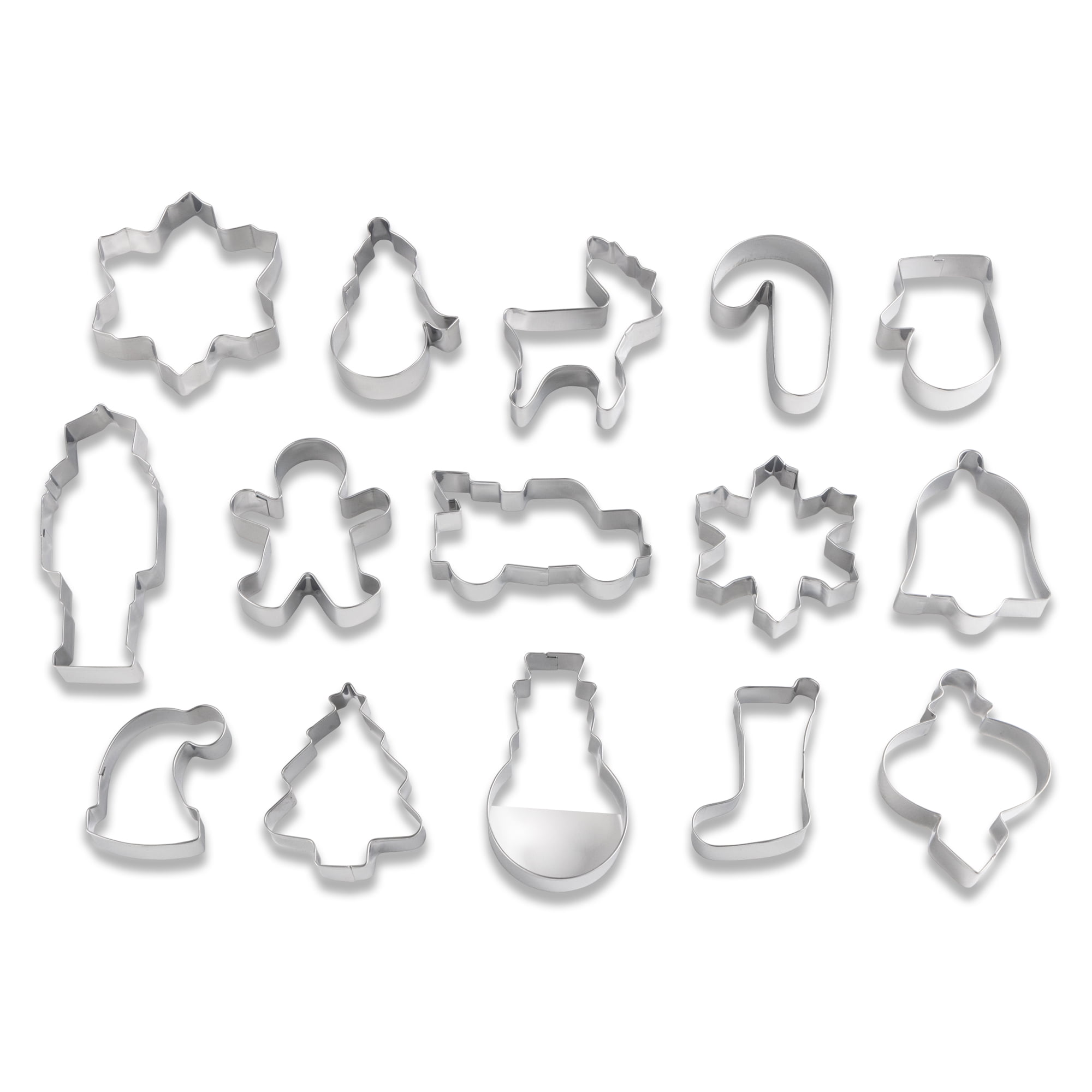 Thyme and Table Holiday Cookie Cutter Set – 15-Piece - Walmart.com