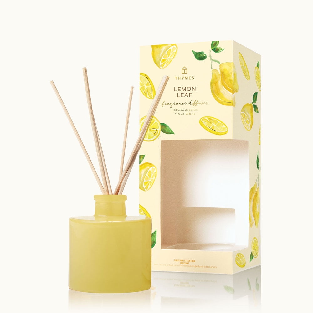 Thymes Lemon Leaf Petite Diffuser 4 oz. - Walmart.com