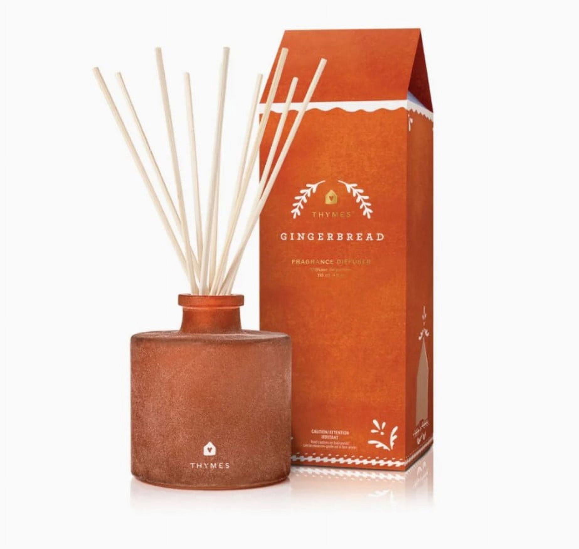 Thymes Petite Reed Diffuser - Gingerbread - Walmart.com