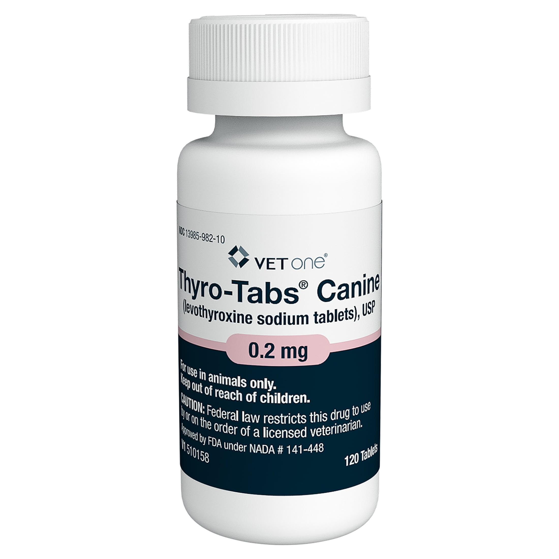Thyro-Tabs (Levothyroxine Sodium) Canine Tablets, 0.2MG - Walmart.com
