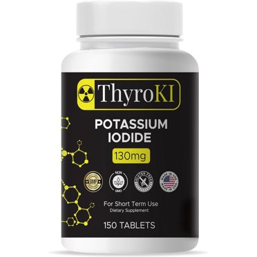 IOSAT KI Potassium Iodide 130mg Pills, Pack of 14, FDA Approved, Expiry ...