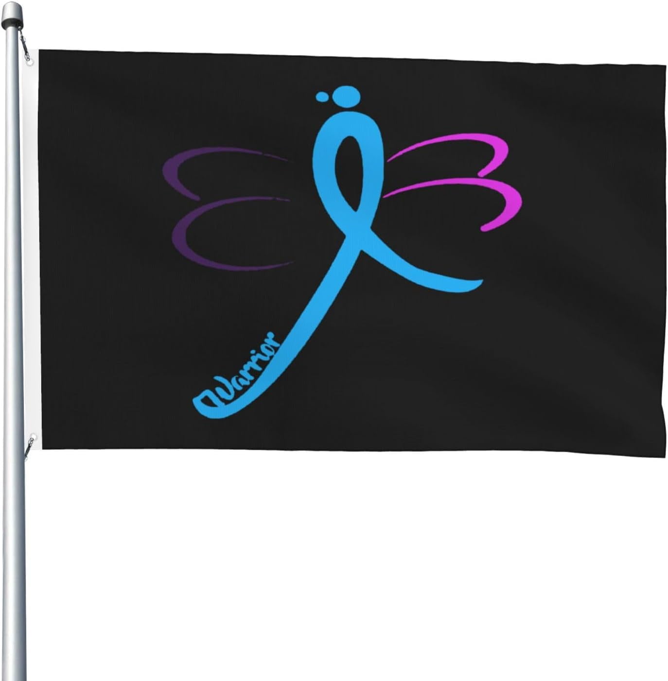 Thyroid Cancer Awareness Flag 4x6 Ft Outdoor Decoration Banner Yard ...