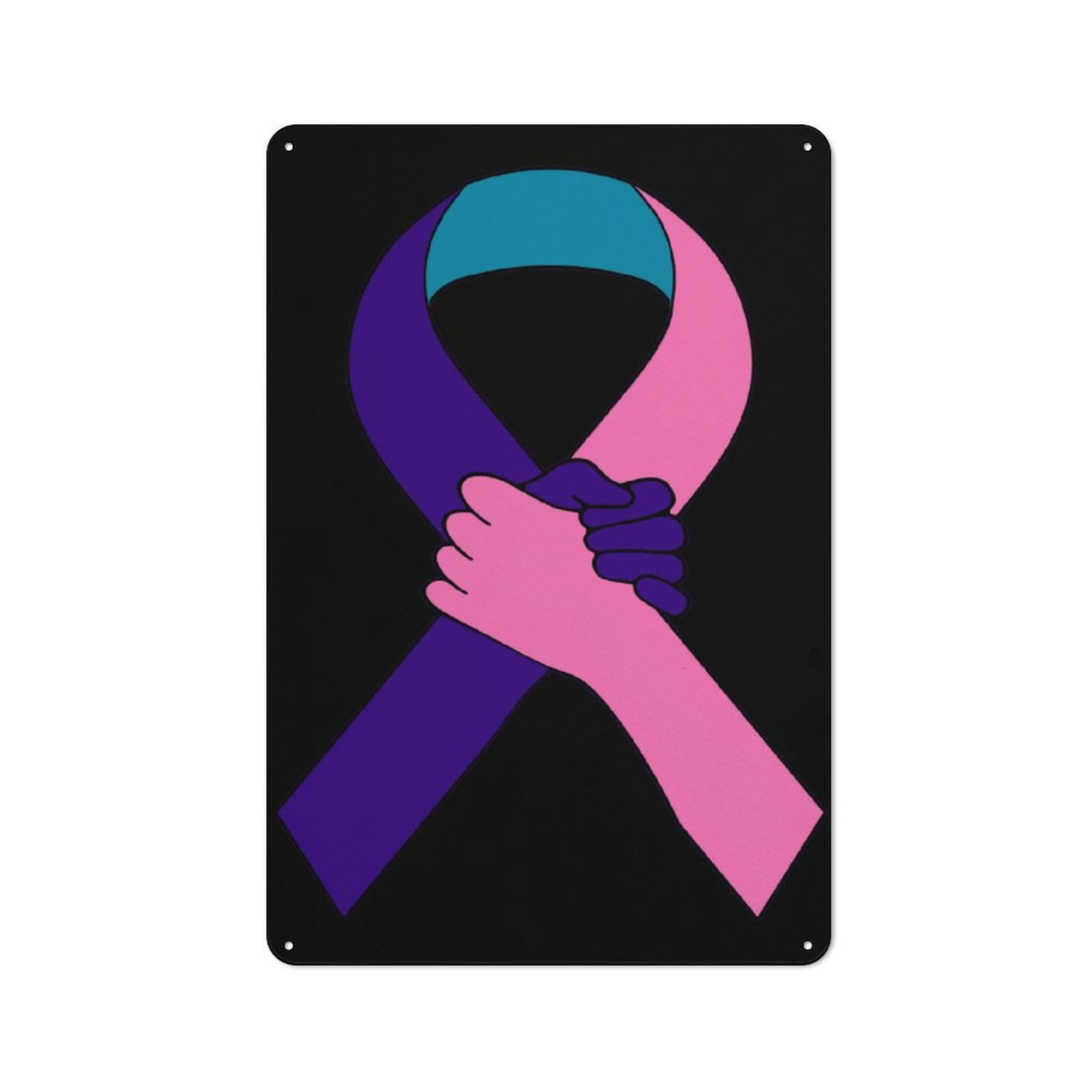 Thyroid Cancer Awareness Metal Tin Sign,Wall Decor Sign Funny Home ...