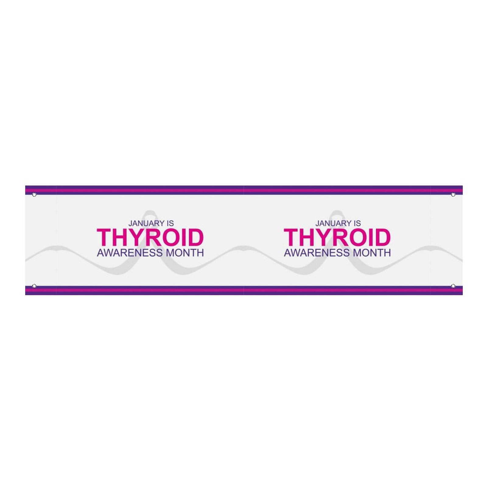 Thyroid Cancer Awareness Month Banners Flag Hanging Backdrop Sign Wall ...