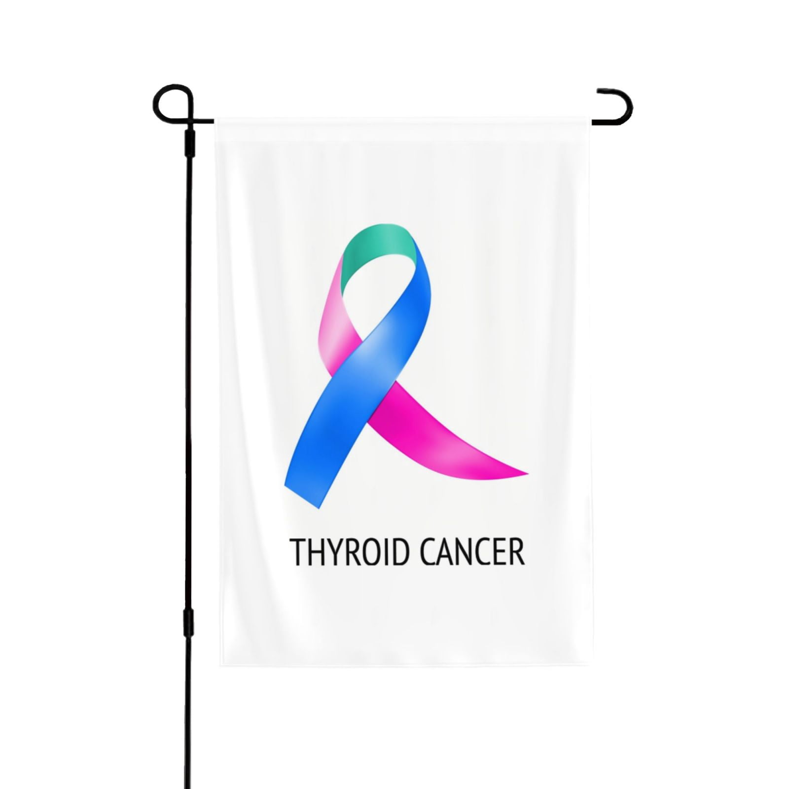 Thyroid Cancer Awareness Month Flag Double Sided Garden Flag 28×40in ...