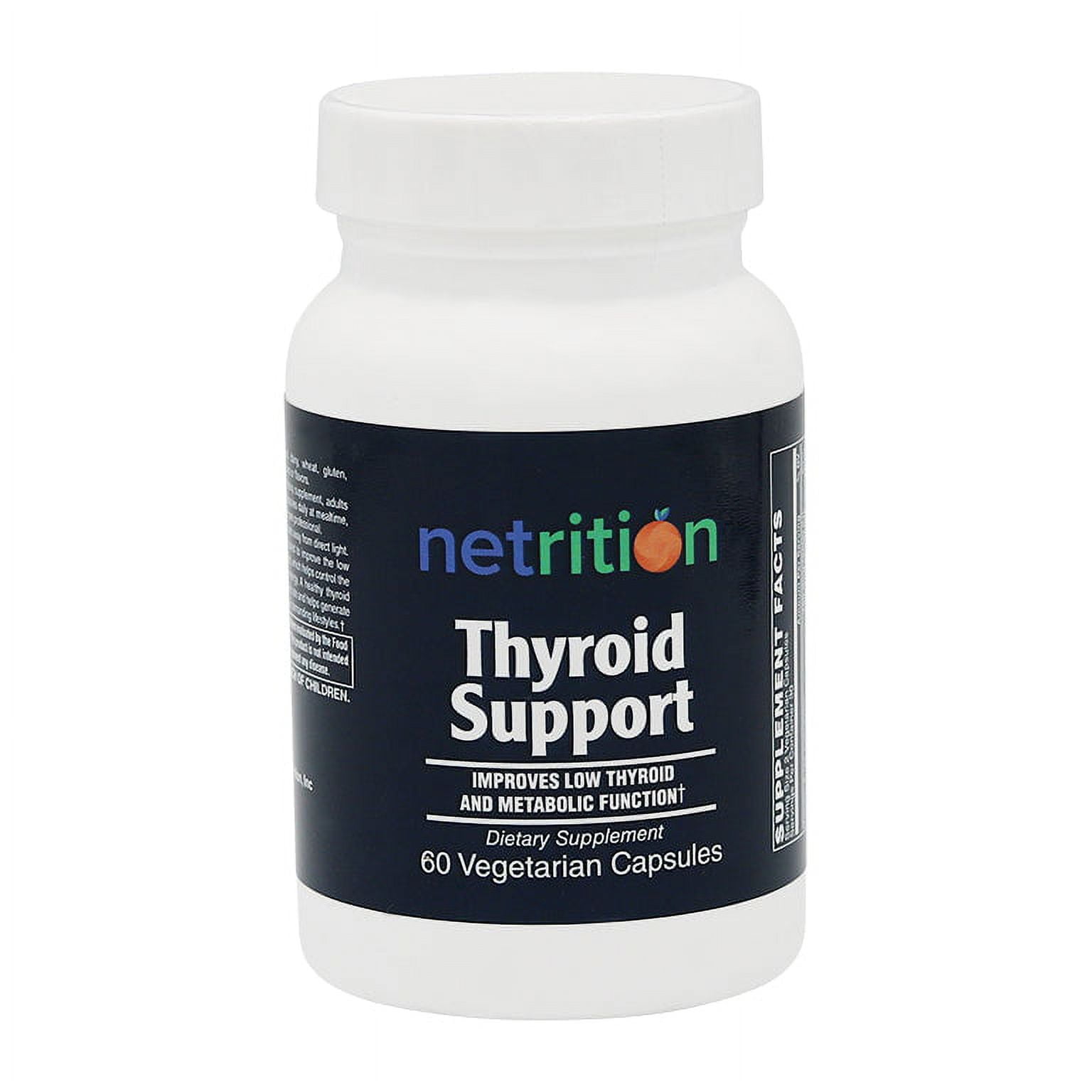 Thyroid Support Vcaps 60's by Netrition - Walmart.com