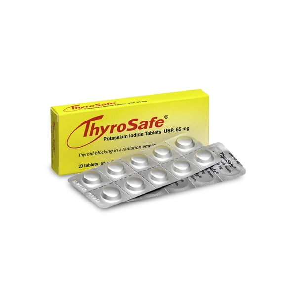 ThyroSafe Potassium Iodide Tablets 65mg USP, 20 ct - Walmart.com