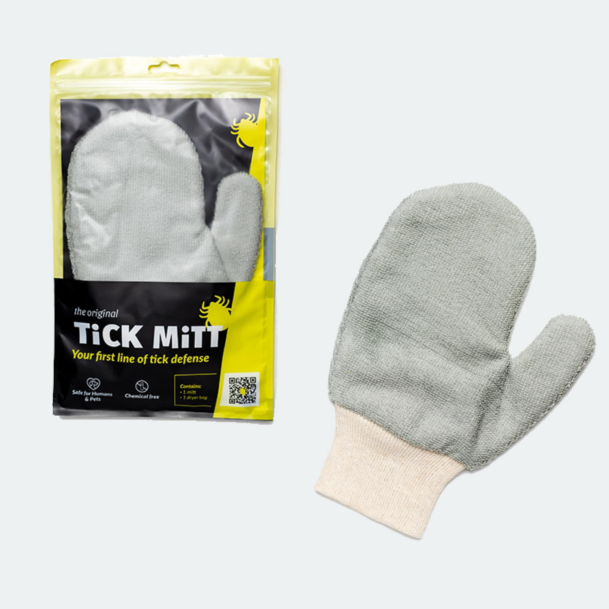 TiCK MiTT Grey Tick DHF10 Removal Glove for Humans & Pets - Effortless ...