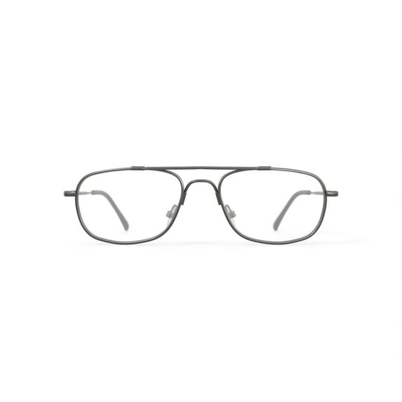 TiFlex Men's T1039 Aviator Aviator Prescription Eyeglasses with Case ...