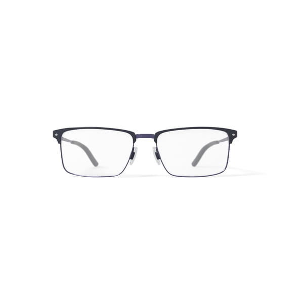 TiFlex Men's T1717 Browline Prescription Eyeglasses with Case, Matte ...