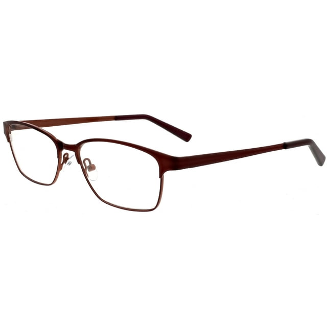 TiFlex Women's Rectangular Eyeglasses, TFL2103, Brown, 52-16-135, with ...