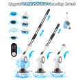 TiKenso Electric rotary cleaning brush, 3 speed Settings, 9 replaceable ...