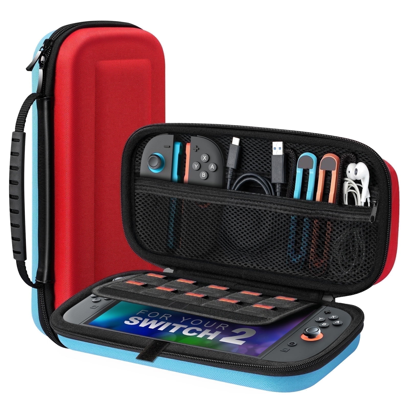 TiMOVO Hardshell Carrying Case with 10 Game Card Slots for Switch 2 ...