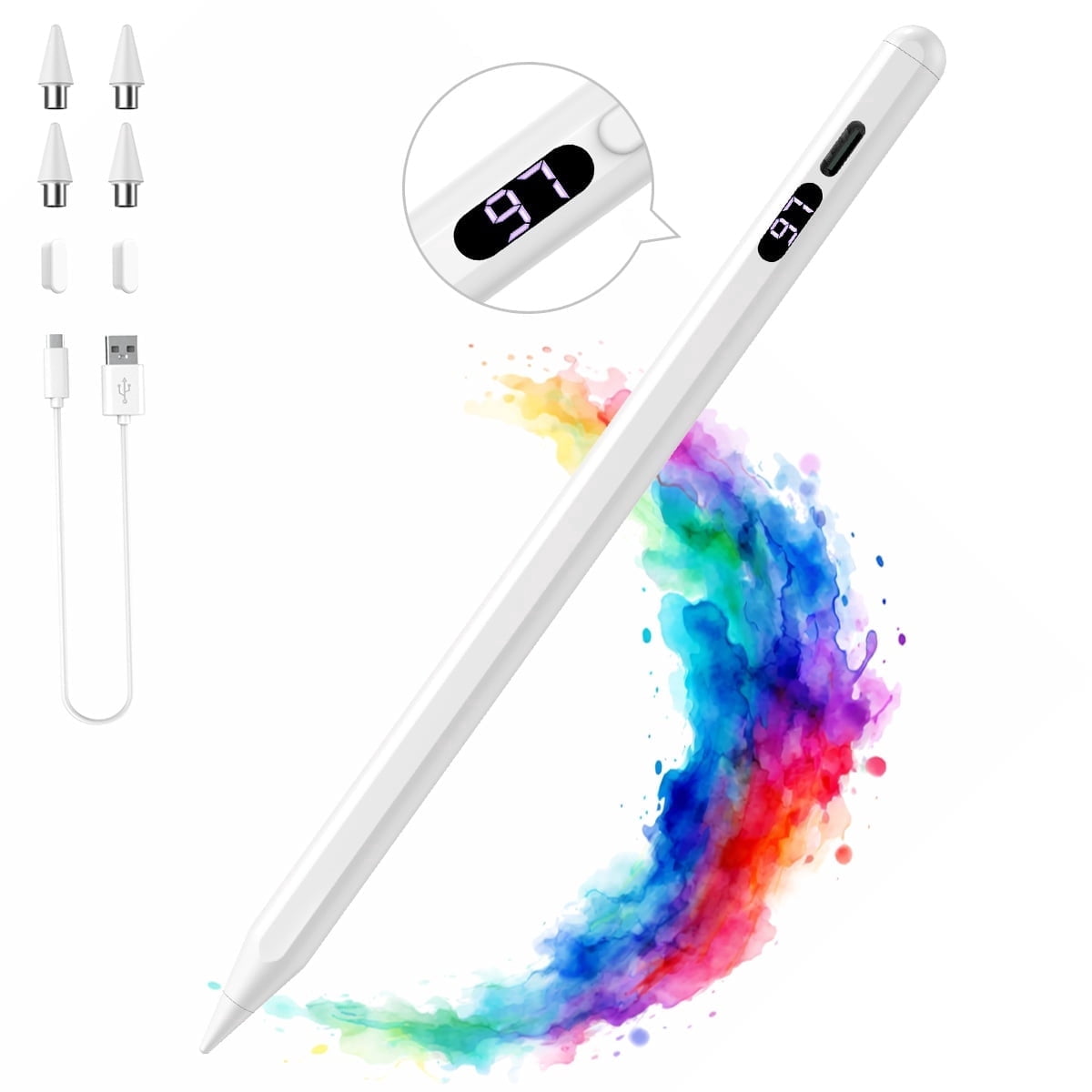 TiMOVO Stylus Pens for Touch Screens, iPad Pencil Compatible with Apple ...
