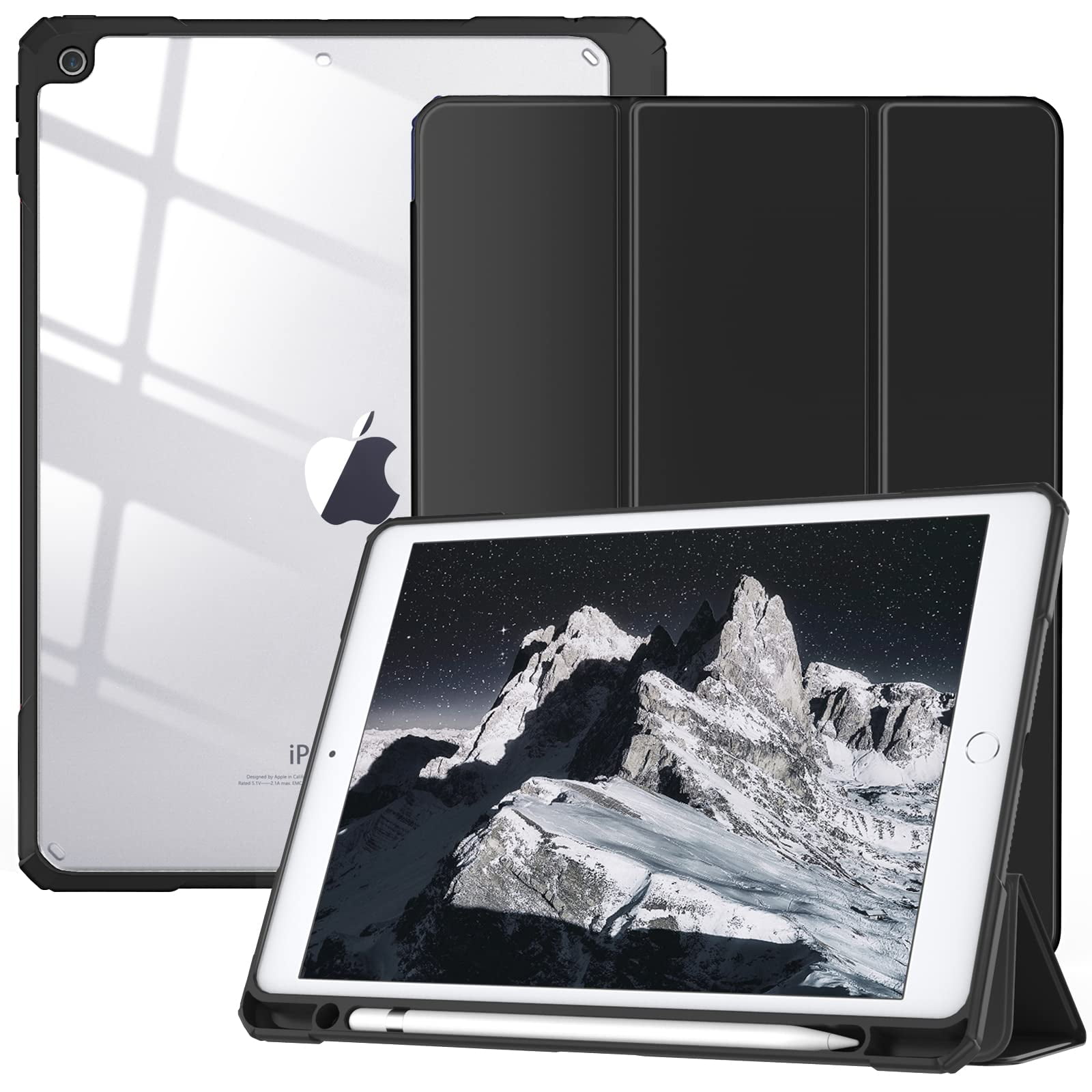 TiMOVO iPad 9th Generation Case 2021, 10.2 inch iPad Case with Pencil ...