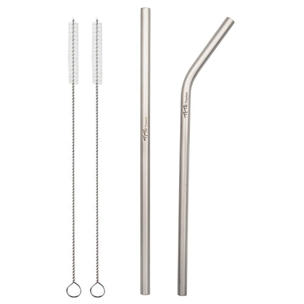 TiTo Titanium straw supper strong and ultralight Drinking straw with ...