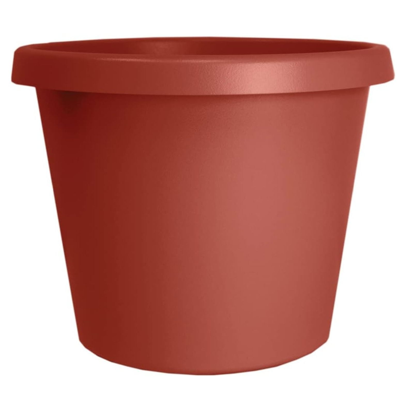 TiaGOC 10 Inch Round Prima Planter - Plastic Plant Pot with Rolled Rim ...